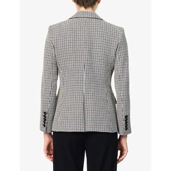 Veronica Beard Healy Checked Stretch-twill Blazer