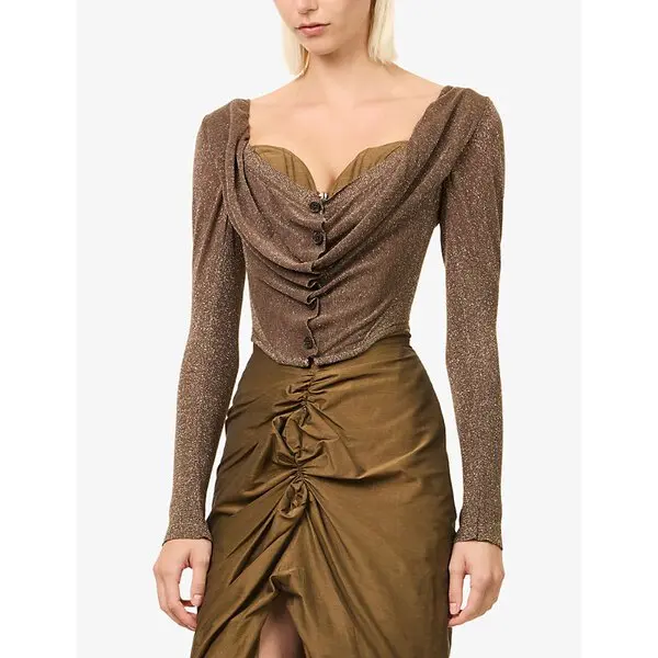 VIVIENNE WESTWOOD Corset Woven Cardigan