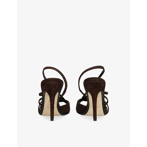 ALEVI MILANO Star 95 Suede Heeled Sandals