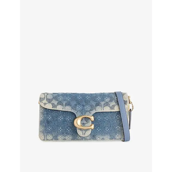 COACH Crystal Signature 26 Shoulder Bag