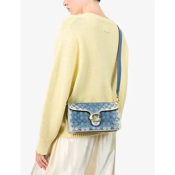 COACH Crystal Signature 26 Shoulder Bag