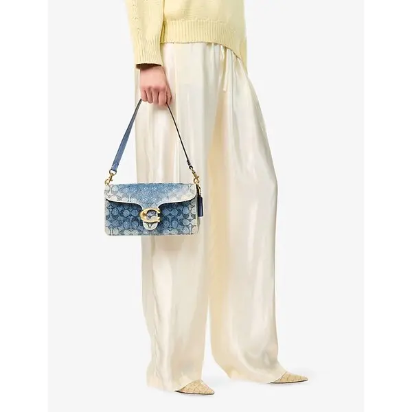 COACH Crystal Signature 26 Shoulder Bag