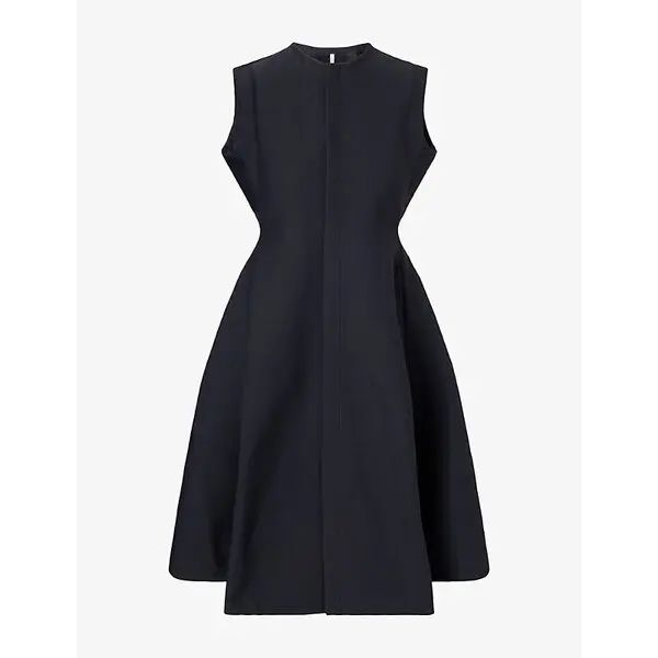 CFCL Milan Vest Woven Midi Dress - Black
