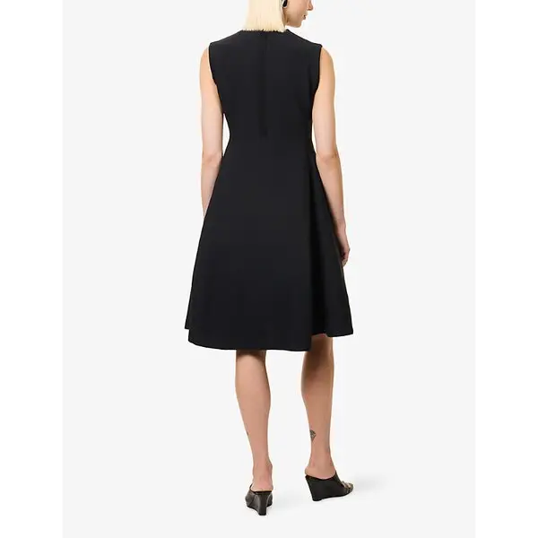 CFCL Milan Vest Woven Midi Dress - Black