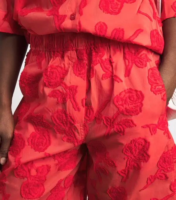 GANNI Floral Elasticated Shorts