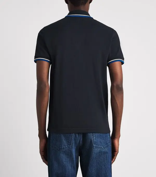 Fred Perry Cotton Twin Tipped Polo Shirt - Navy
