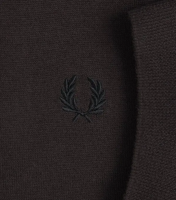 Fred Perry Cotton Knitted Polo Shirt
