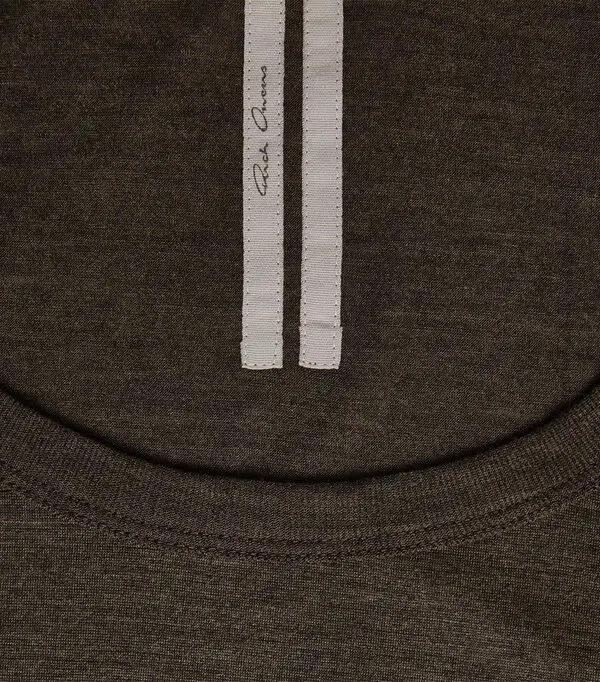 Rick Owens Wool-silk Pony Tank Top