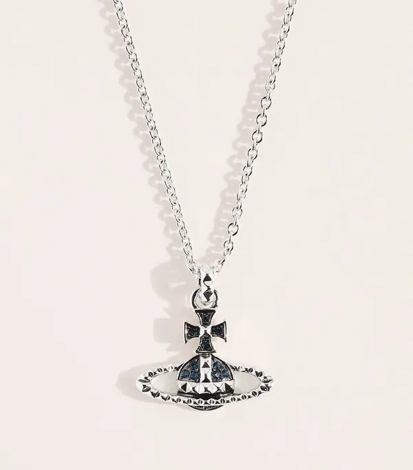 VIVIENNE WESTWOOD Mayfair Bas Relief Pendant Necklace - Blue