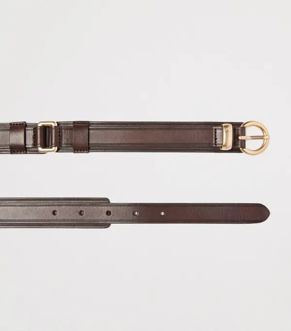 Max Mara Leather Buckle Belt