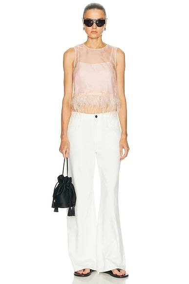 Staud Avi Silk Top