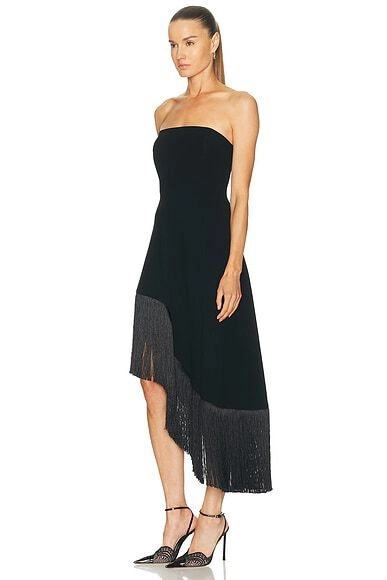 MIMCHIK Nara Fringe Midi Dress