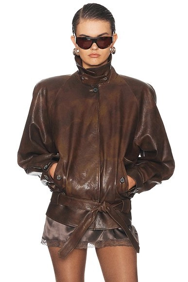 Magda Butrym Leather Jacket
