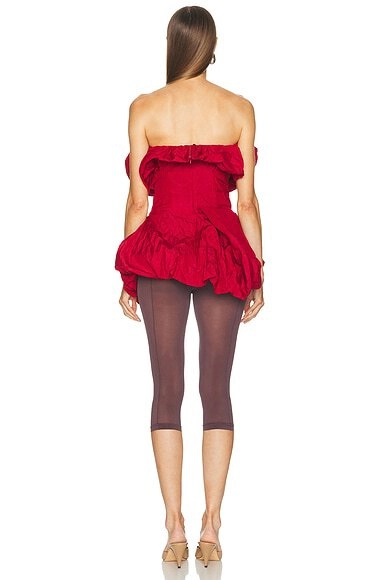 Magda Butrym Strapless Bubble Mini Dress