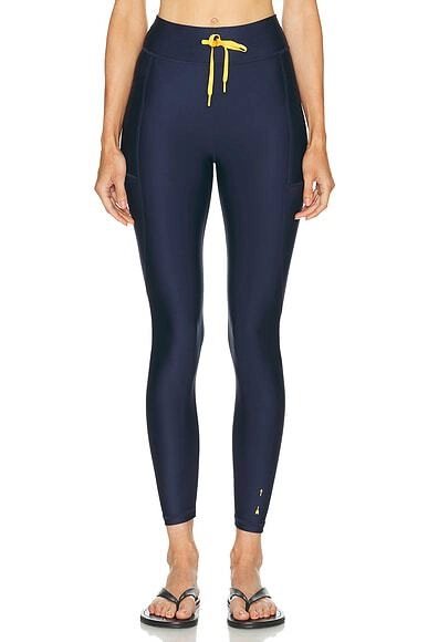 The Upside Salvador 25 Midi Legging - Navy