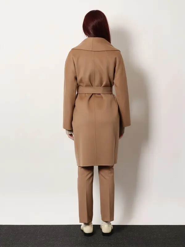 Max Mara Messi Virgin Wool Coat - Beige