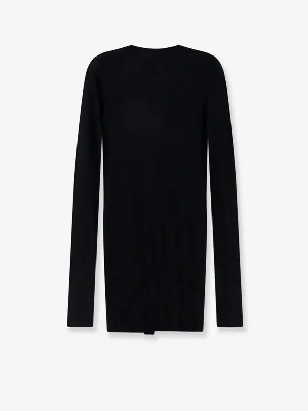 Rick Owens Viscose And Silk Blend T-shirt