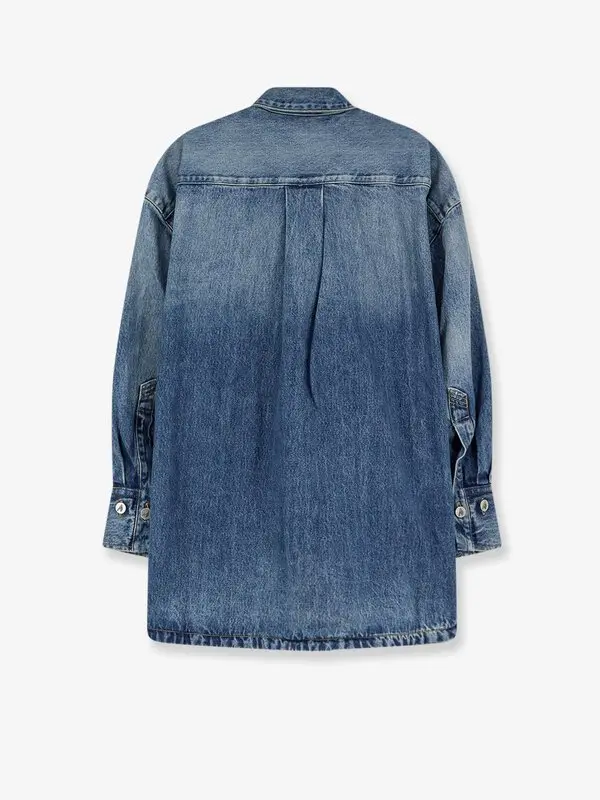 Attico Bomber Denim Shirt