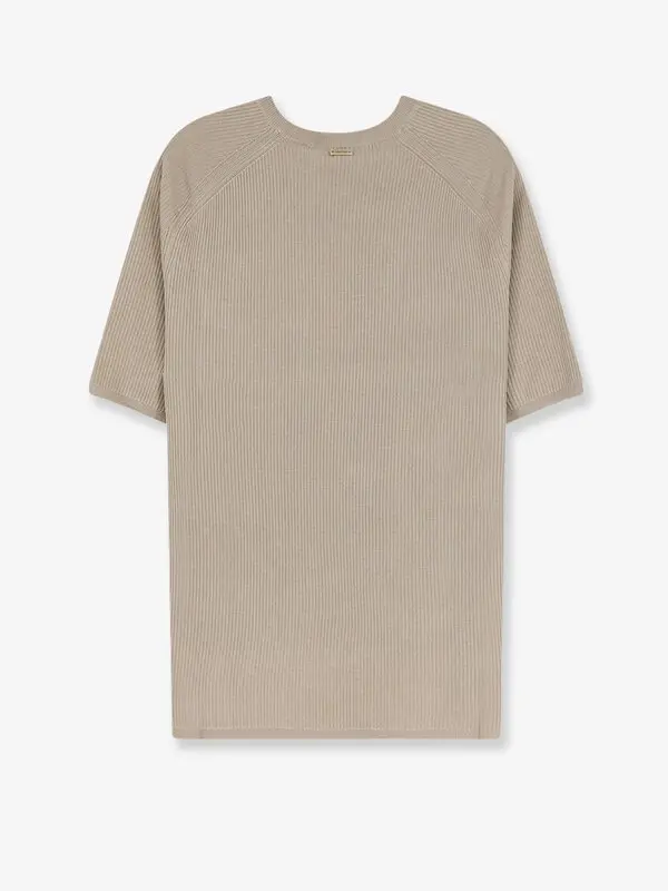 Max Mara Mxmgolfo Silk And Cashmere Top