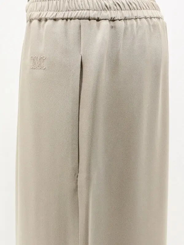 Max Mara Mxmvolonta Silk Trousers