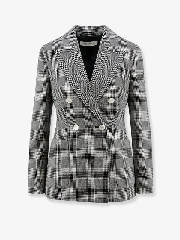 Max Mara Mxmaccordo Double-breasted Virgin Wool Blazer
