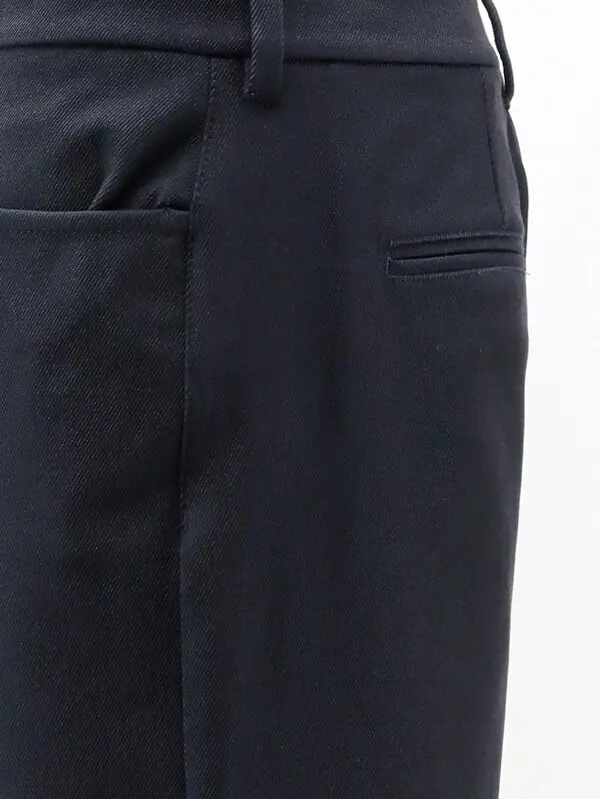 Max Mara Smmgela Cotton Blend Trousers - Blue