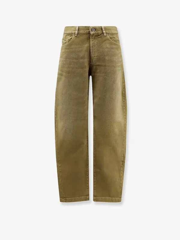 Attico Faded Effect Denim - Green