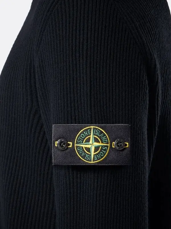 Stone Island Virgin Wool Cardigan
