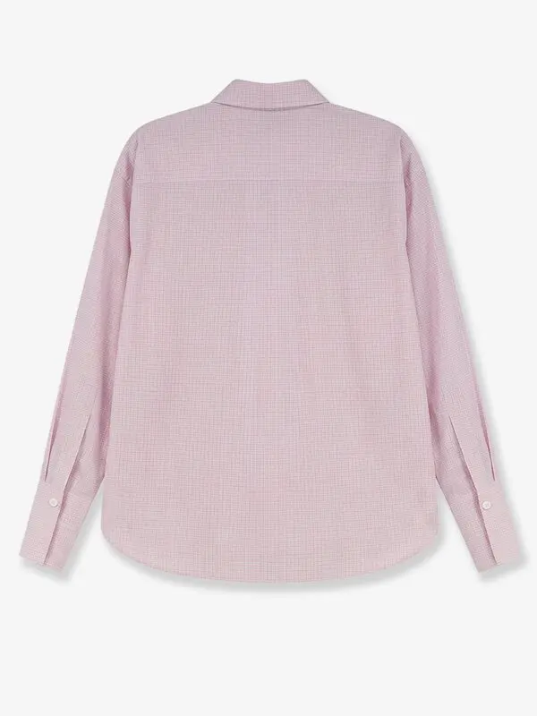 Attico Cotton Shirt With Embroidered Logo