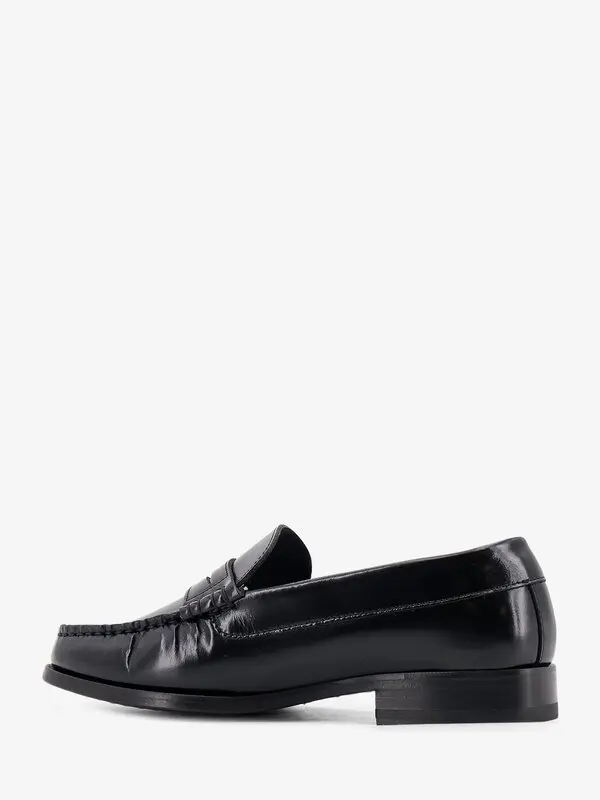 ALOHAS Rivet Leather Loafers - Black