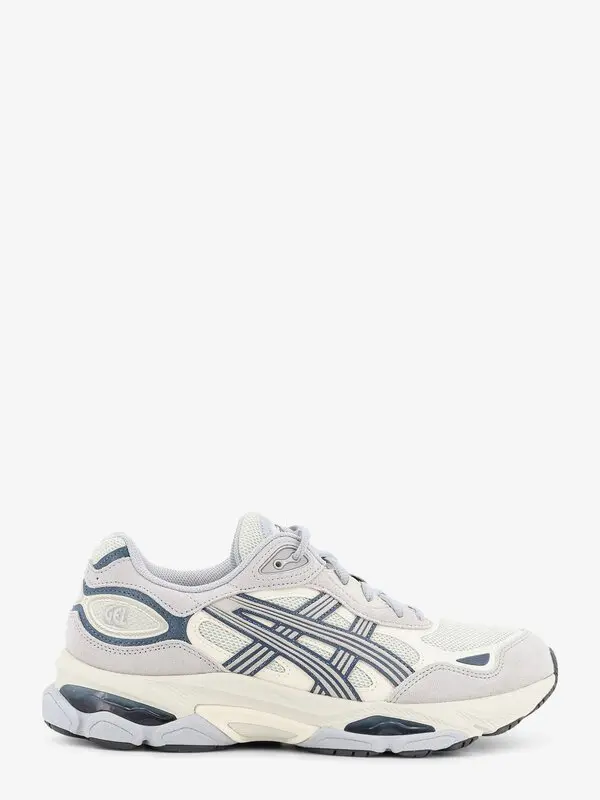 Asics Gel-nyc 2.0 Mesh And Suede Trainers - Grey