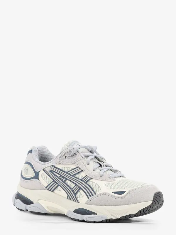 Asics Gel-nyc 2.0 Mesh And Suede Trainers - Grey