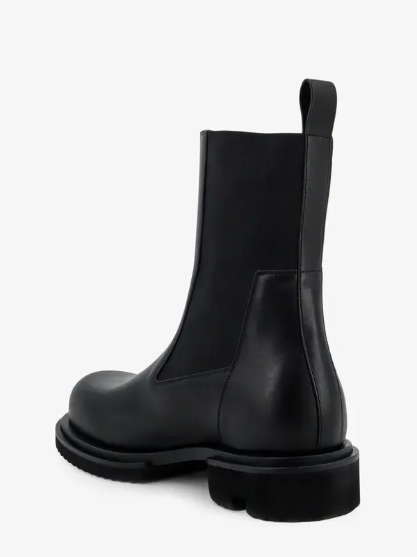Rick Owens Gabe Leather Beatle Boots