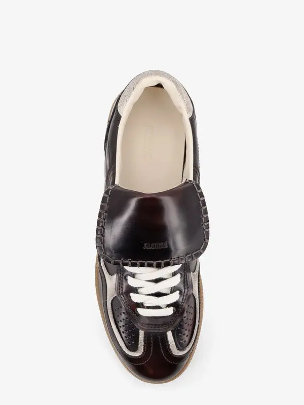 ALOHAS Leather Sneakers With Oversized Tongue And Contrasting Inserts