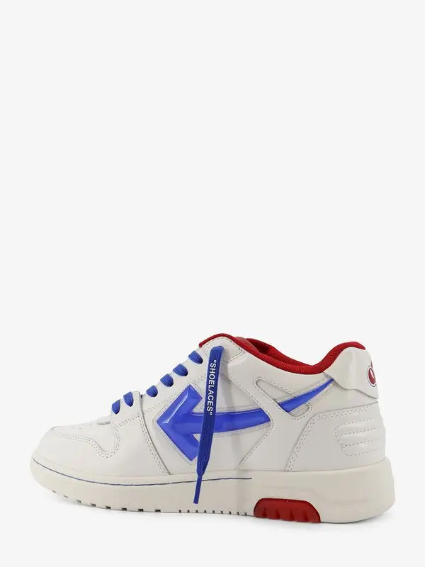 Off-White Out Of Office Bubble Arrow Leather Sneakers - White