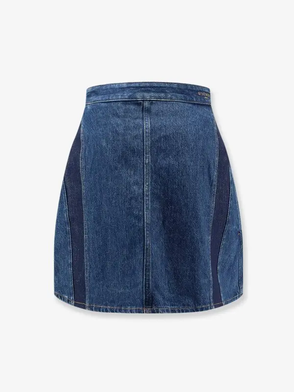 Givenchy Cocoon Denim Mini Skirt