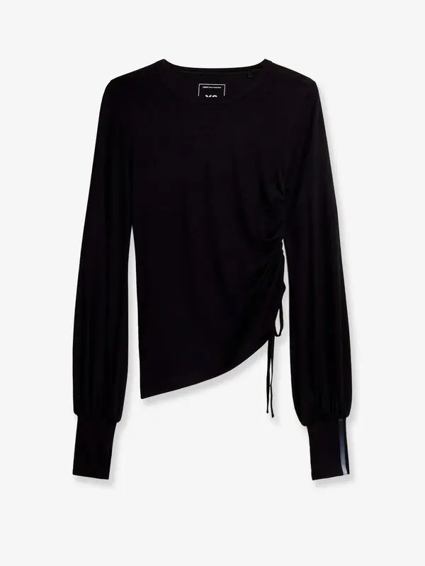 ADIDAS Y-3 Wool T-shirt With Iconic Detail