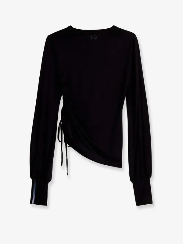 ADIDAS Y-3 Wool T-shirt With Iconic Detail