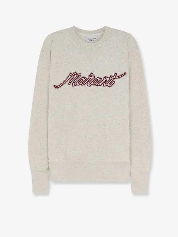 MARANT ETOILE Rise Recycled Material Sweatshirt - Beige