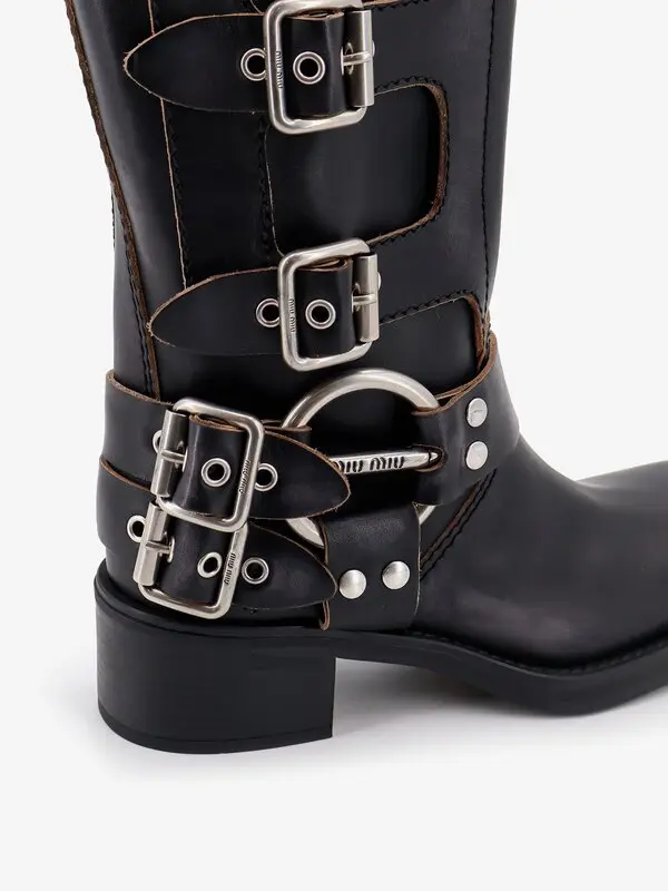 Miu Miu Leather Boots