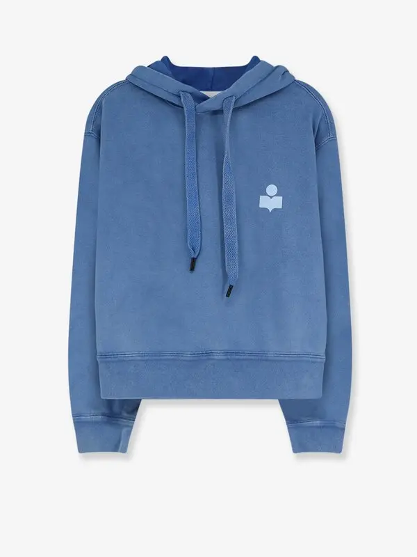 MARANT ETOILE Salmy Recycled Material Sweatshirt - Blue