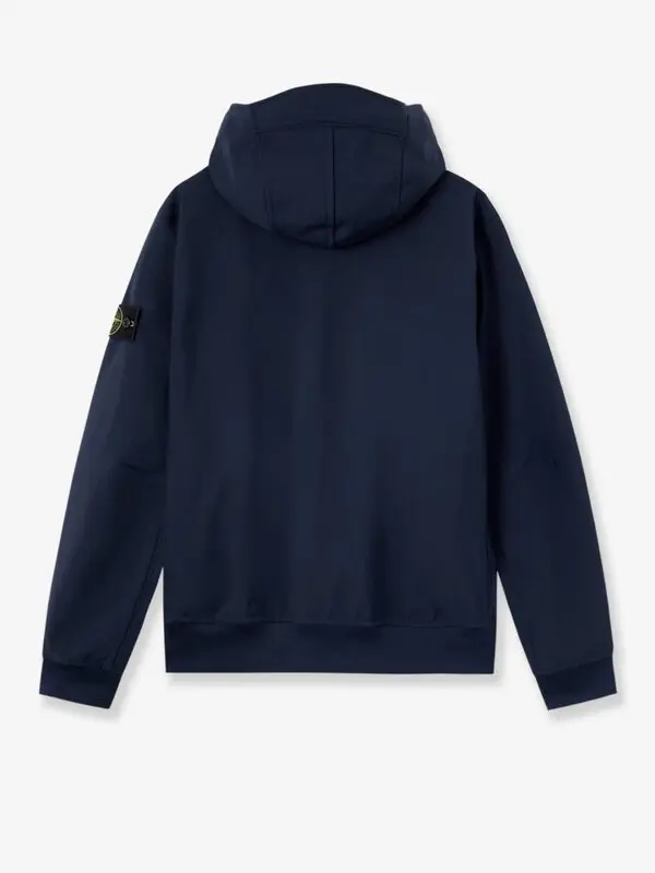 Stone Island Soft Shell-r-e.dye® Technology Wind And Water Resistant Jacket