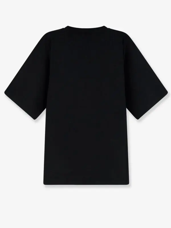 Balenciaga Cotton T-shirt With Front Logo Print