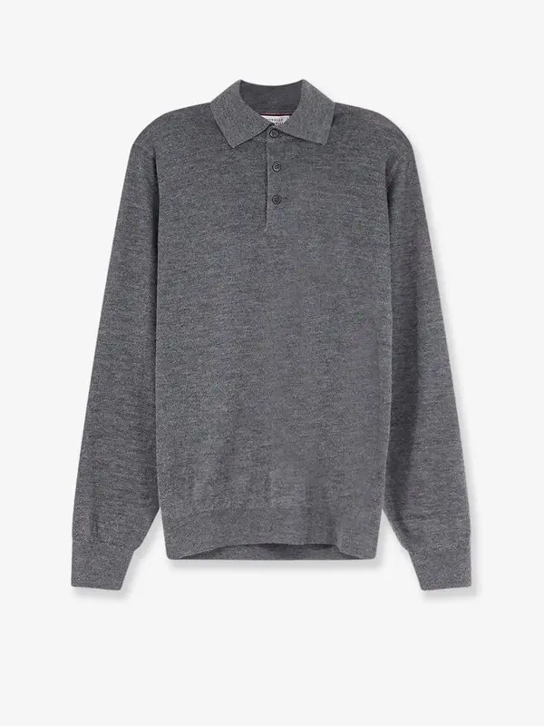 Brunello Cucinelli Cashmere And Silk Polo Shirt