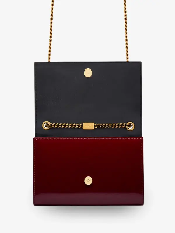 Saint Laurent Kate Patent Leather Crossbody Bag