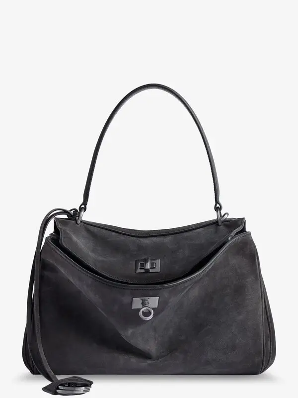 Balenciaga Rodeo S Suede Crossbody Bag