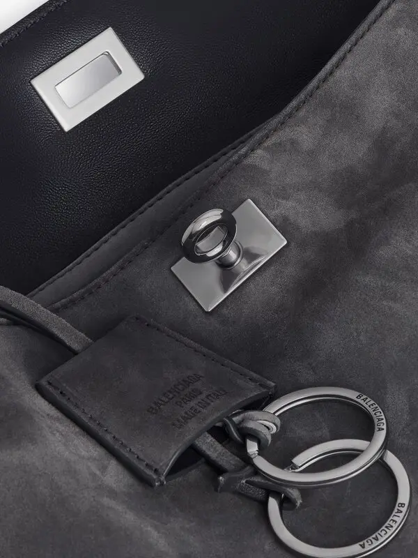 Balenciaga Rodeo S Suede Crossbody Bag
