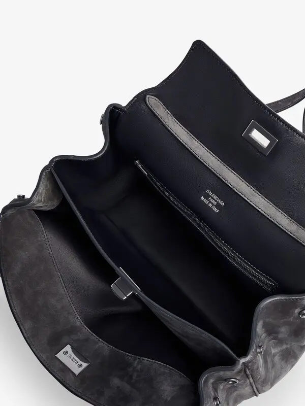 Balenciaga Rodeo S Suede Crossbody Bag