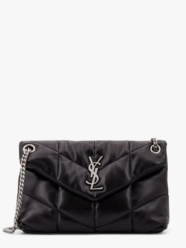 Saint Laurent Puffer Matelassé Leather Crossbody Bag