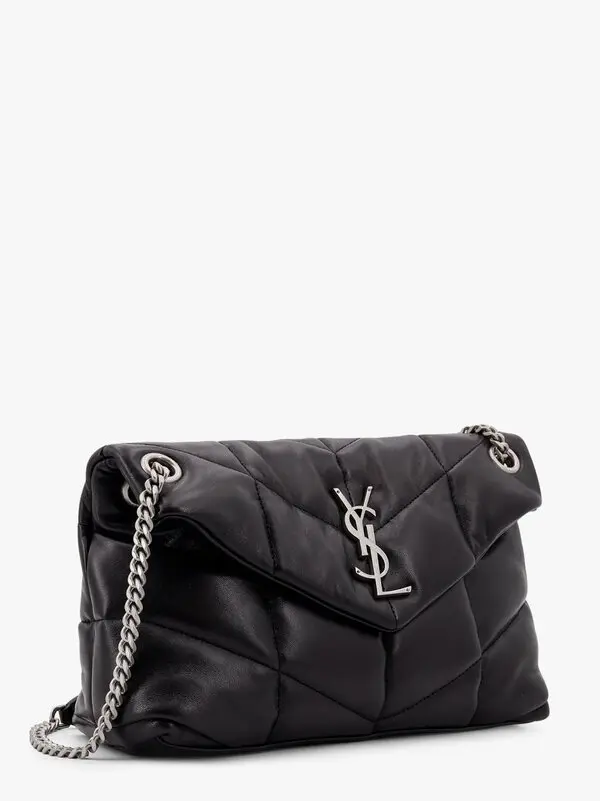 Saint Laurent Puffer Matelassé Leather Crossbody Bag